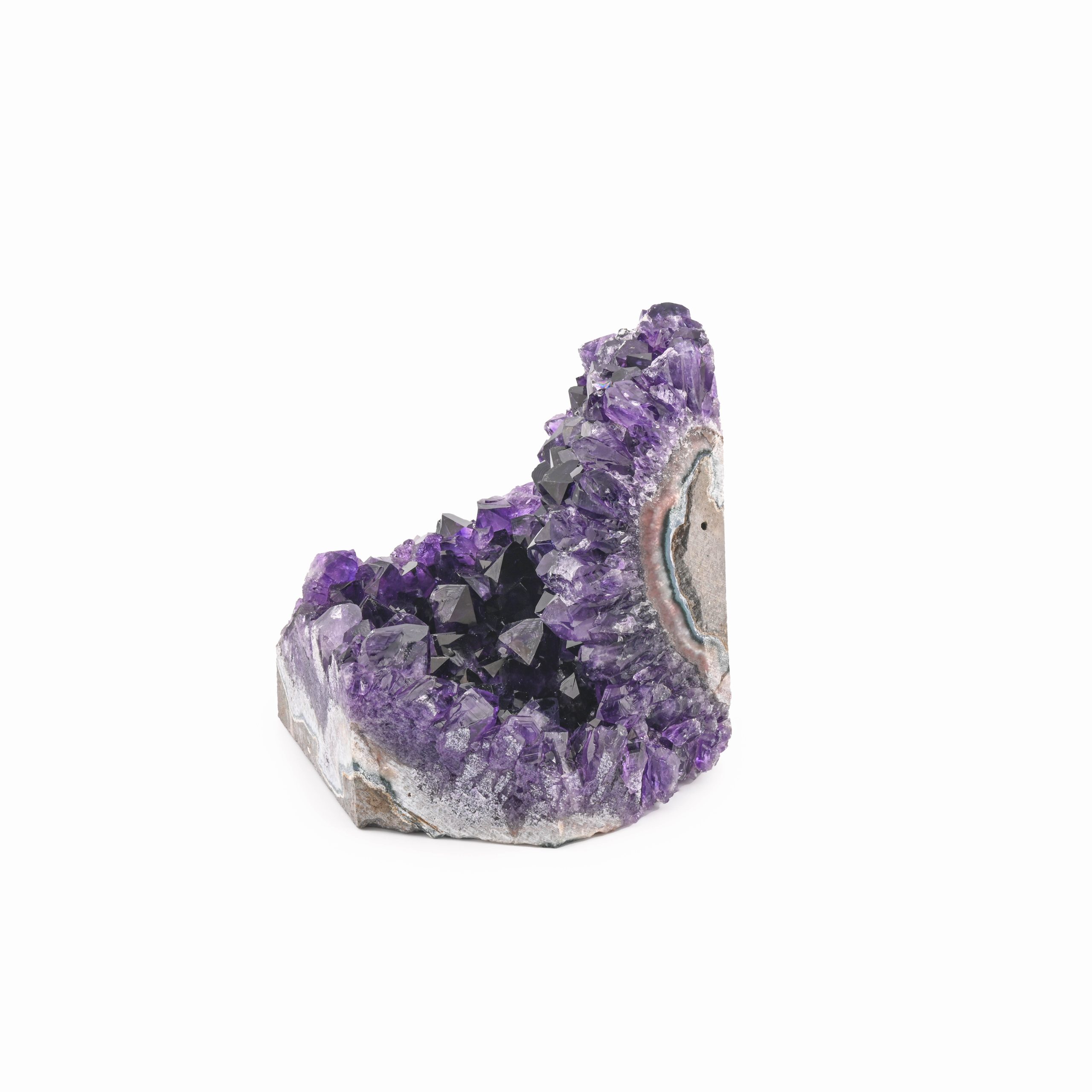 AA AMETHYST CRYSTAL CLUSTER GEODE WITH CUT BASE FROM BRAZIL – Barefoot ...